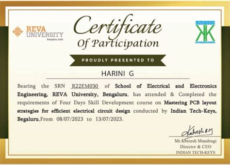 Harini G On Linkedin Pcbdesign Skilldevelopment