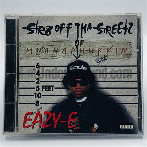 Eazy E Str8 Off Tha Streetz Of Muthaphukkin Compton Cd Mint Underground