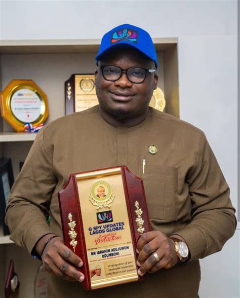 I Received The Prestigious G Spy Updates 2021 Award For Patriotism From Surulere Youths Led By