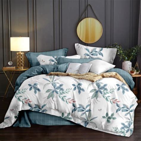 2021 Flower Design 100 Cotton Fabric For Bed Sheetbedding Set China