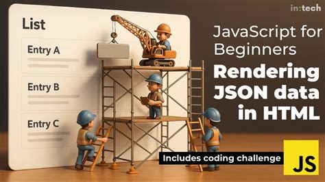Javascript Challenges For Beginners Displaying Json Data In Html Youtube
