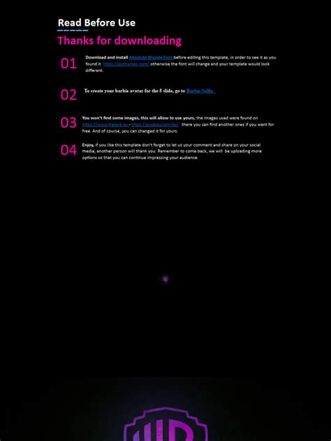 Barbie Powerpoint Template Pdf