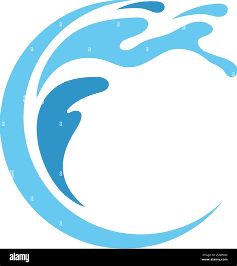 Water Splash Illustration Vector Flat Design Stock Vector Image And Art