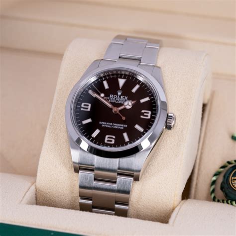 Rolex Explorer 36 124270 Vuodelta 2021 Full Set Longitudi