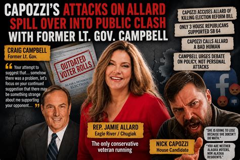 Capozzis Attacks On Rep Allard Spill Over Into Public Clash With