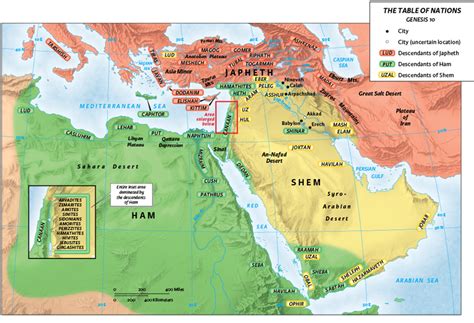 Map Of Countries Mentioned In The Bible Jzcbx