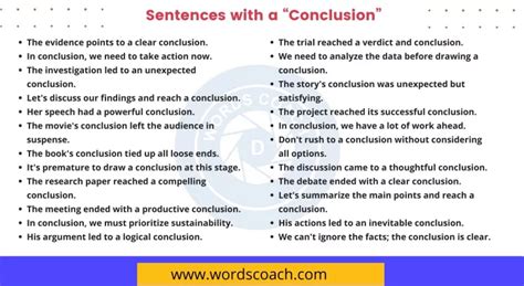 Concluding Sentence Overview Examples Starters Video 46 Off