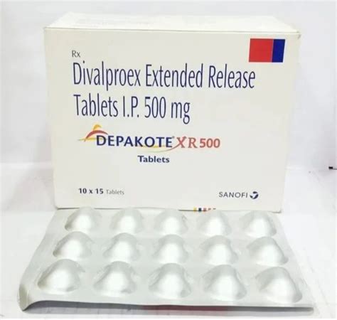 500mg Depakote Xr Divalproex Er Tablets Ip At ₹ 392box Diepirate In