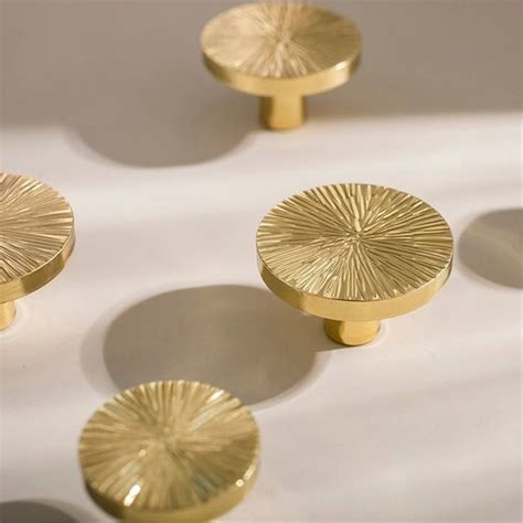 Brass Drawer Knobs Pulls Hammered Brass Cabinet Pulls Knobs Drawer