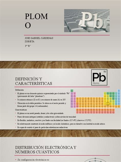 El Plomo Pb Pdf