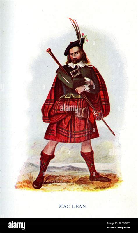 Mac Lean Traditional Costume Scottish Highland Clans The Highland