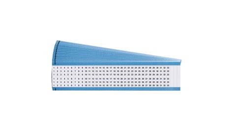 Brady 111 Adhesive Cable Label Black On White Pre Printed 1 33 For