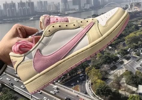 Travis Scott Air Jordan 1 Low Og Muslin Shy Pink 2026