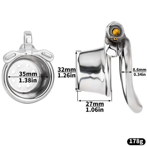 Flat Chastity Cage Metal Male Chastity Cage