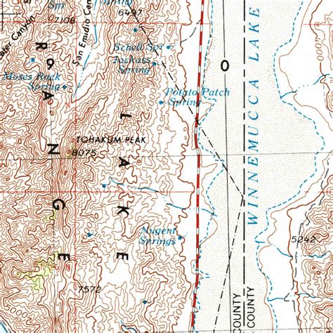 Lovelock Nv Ca 1955 250000 Scale Map By United States Geological