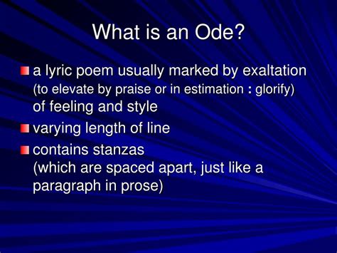 PPT Ode Me Ode My PowerPoint Presentation Free Download ID 5644949
