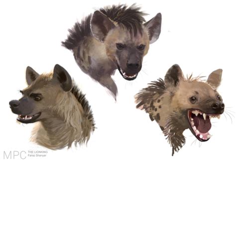 Found Some Concept Art Of What The Hyena Trio Wouldve Looked Like The