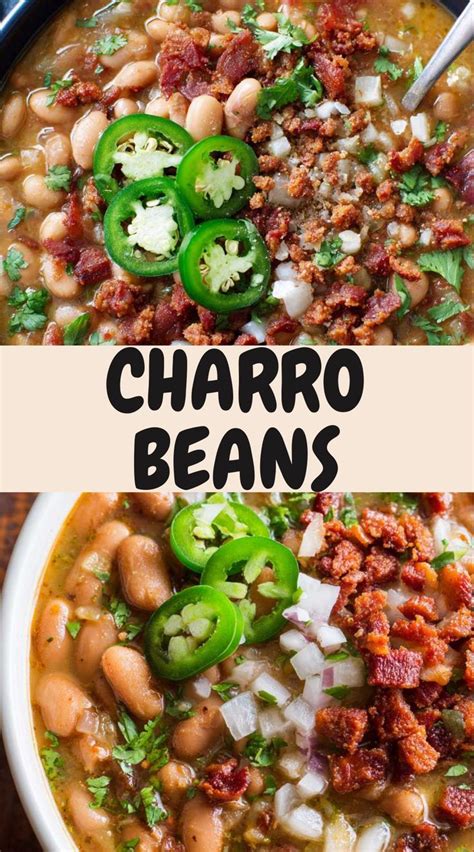 Flavorful Charro Beans Mexican Pinto Beans Recipe Charro Beans With