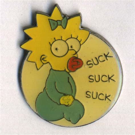 Les Simpsons Pins Démons And Merveilles Maggie Suck Suck Suck Akilon