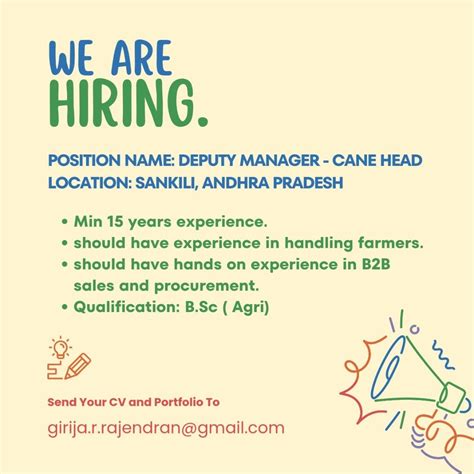 girija rajendran on linkedin job alert hiring for deputy manager