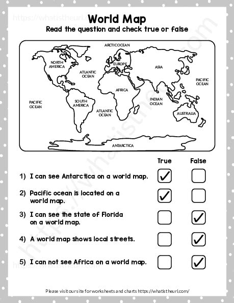 World Map Worksheets For Grade 3 Exercise 1 2 Of 2 Your Home Teacher