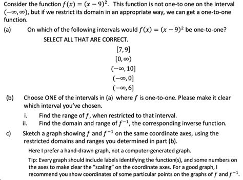 solved consider the function f x x 9 2 this function