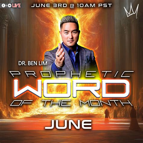 Prophetic Word Of The Month June Boom And Supernatural Breakthroughs