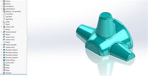 Karthick R On Linkedin Just A Simple Practice In Solidworks Surface