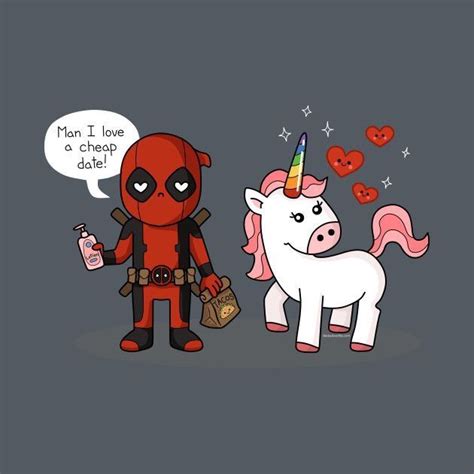 Cute Deadpool And Unicorn Deadpool Unicorn Cute Deadpool Deadpool