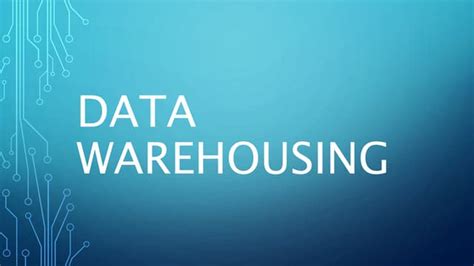 Data Warehousing Pptx