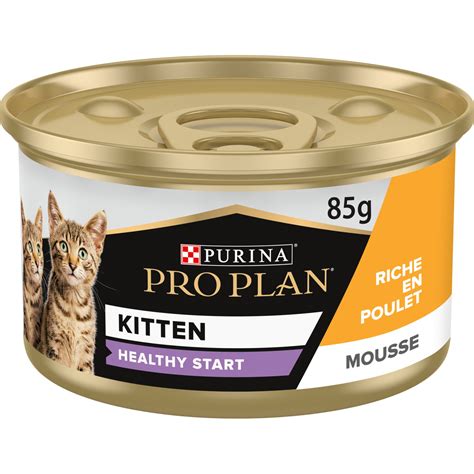 Pro Plan Kitten Chicken Wet Food For Kittens 85g Cans