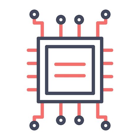 Premium Vector Electric Circuit Vector Illustration Style