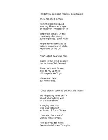 Hi Jeffreycompact Models Bestfrank Poem Frank B Ford Free