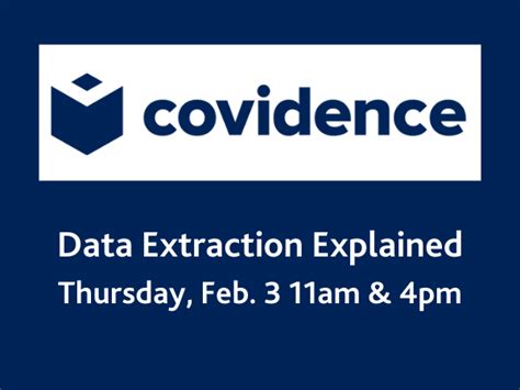 Learn More About Data Extraction With Covidence Brock University Library