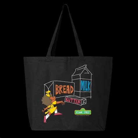 Sesame Street I Remember Tote Black Sesame Street Tote Sesame