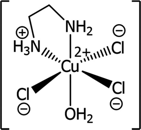 Structural Formula Of Copper Chelate Of Eda As Provided By The