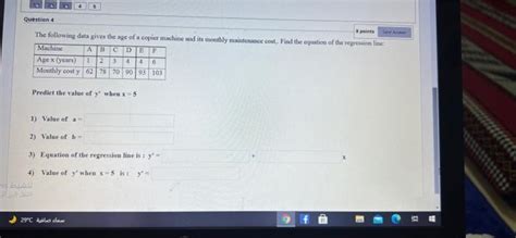 solved question 4 points the following data gives the age of