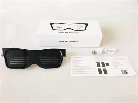 31 Animations Diy Magic Programmable Led Display Glasses China