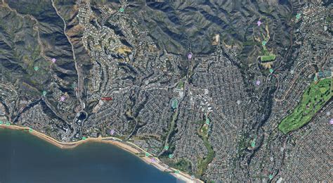 Palisades Map In Los Angeles Guide Of The World