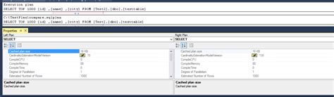 How To Compare Query Execution Plans In SQL Server