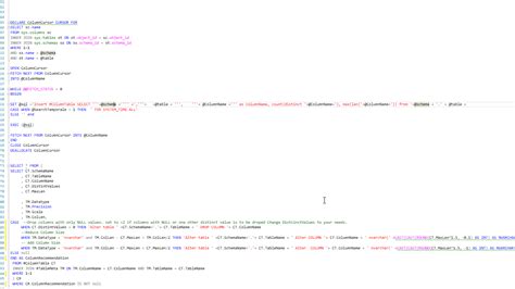 How To Analyze And Alter An Source Table