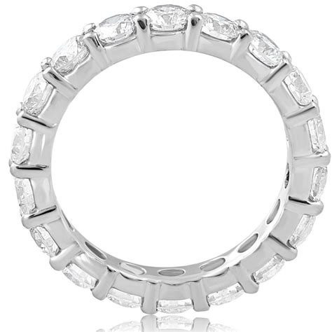 Platinum 3ct Diamond Eternity Wedding Ring Lab Grown