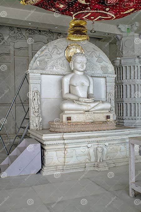Marble Statyue Of Rishabhadeva First Tirthankar Vaishali Vaishali