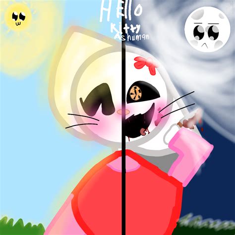 Hello Kitty And Hell On Kitty Ibispaint
