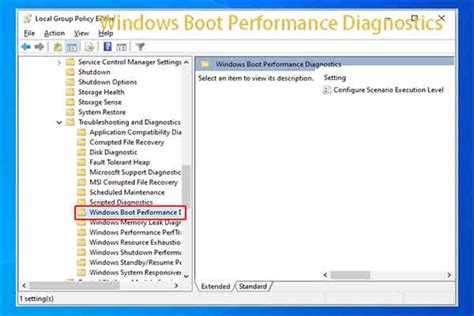 Windows Boot Performance Diagnostics How To Activate It