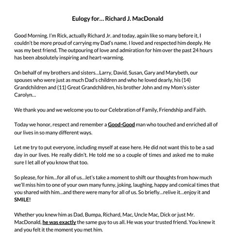 Small Eulogy Examples At Brodie Hannell Blog