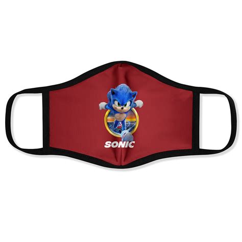 Sonic Face Masks Sonic The Hedgehog Face Masks Sonic Birthday T