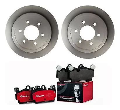 Brembo Rear Brake Kit Ceramic Pads Disc Rotors 6 Lugs Fo Ssg Indicado