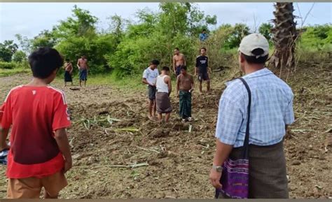 ယင်းမာပင်နှင့် ဆားလင်းကြီး မြို့နယ်ရှိ ကျေးရွာများကို စစ်တပ်က လေကြောင