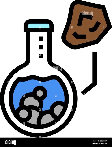 Stone Analysis Color Icon Vector Illustration Stock Vector Image And Art